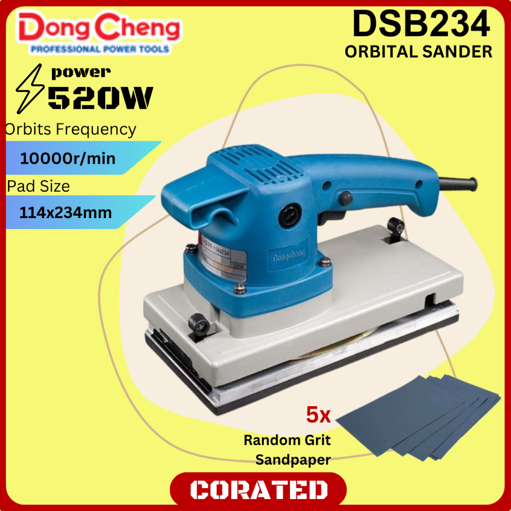 [CORATED] Dong Cheng DSB234 Orbital Sander Machine Sanding (6 Month ...