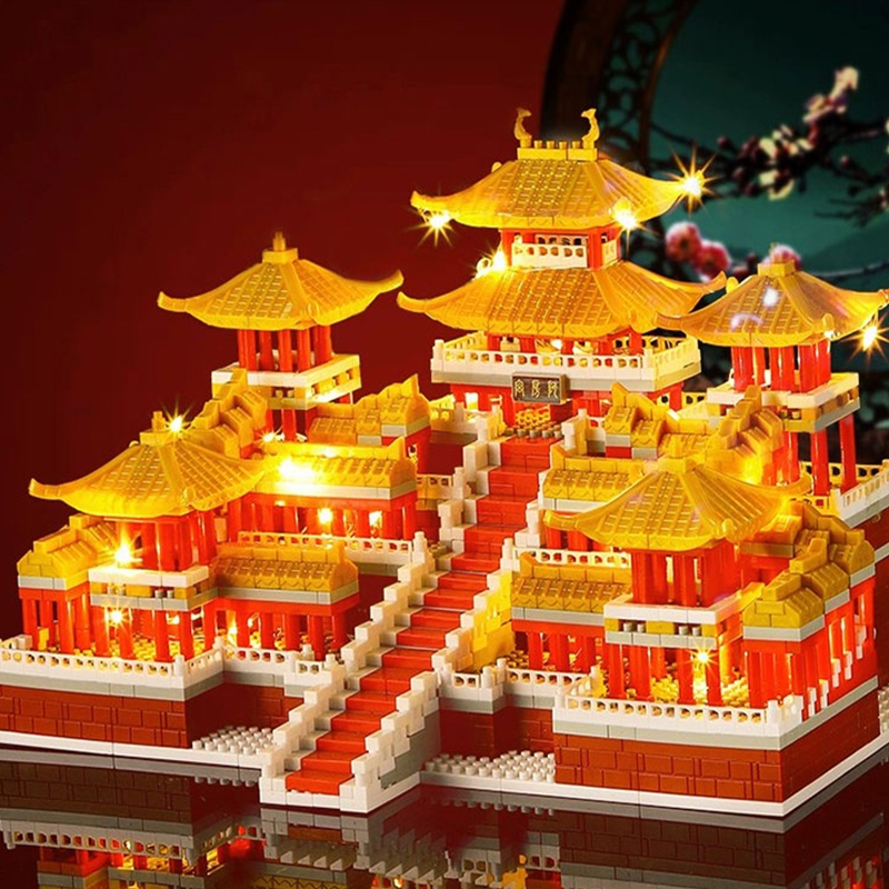 Building Block Tiananmen Square/Afang Palace Puzzle Block World Famous ...