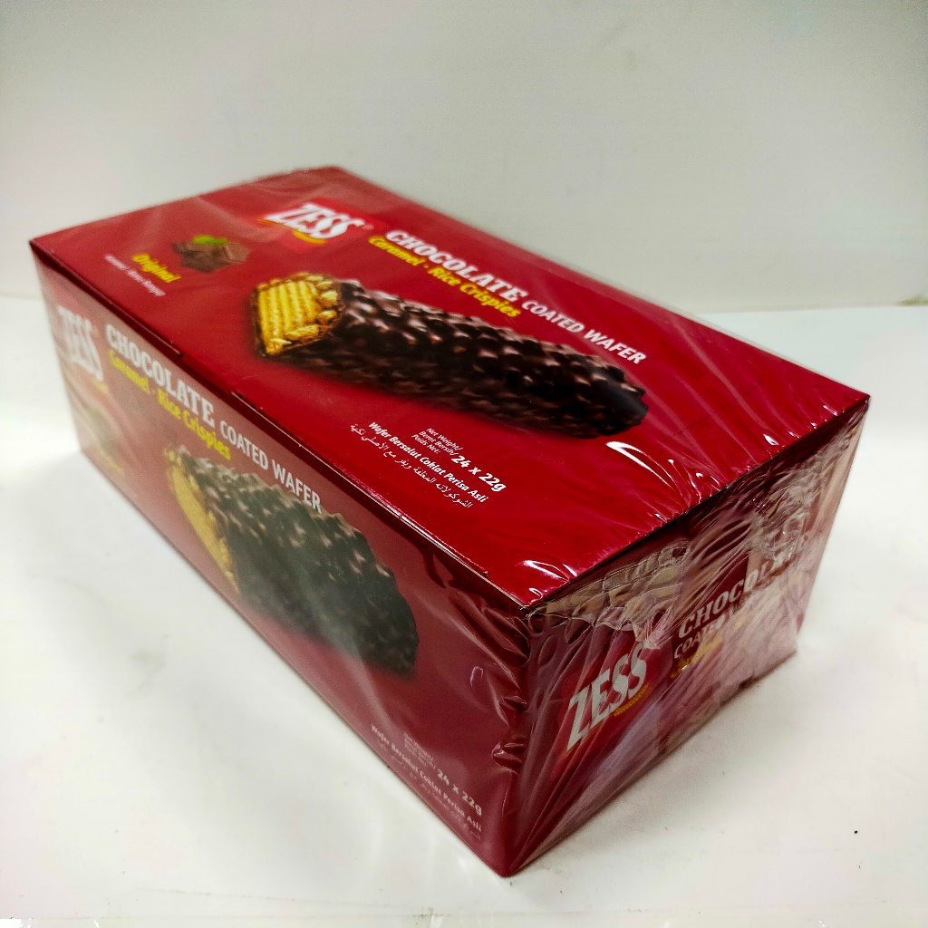 Zess Chocolate Coated Wafer 24x22g Original | Shopee Malaysia