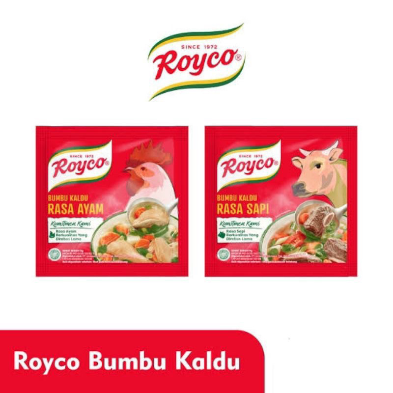 ROYCO (1 sachet 8g )12 pcs rasa ayam / sapi sachet BUMBU KALDU SAPI ...