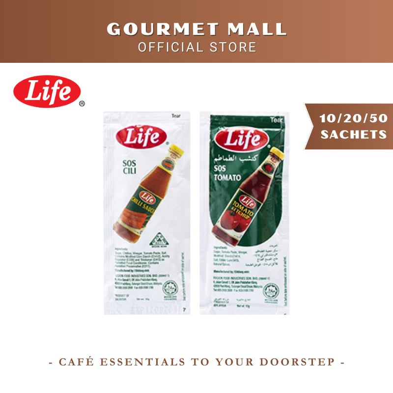 Life Chili Sauce Tomato Sauce - 10g x (10/20/50 Sachets) | Shopee Malaysia