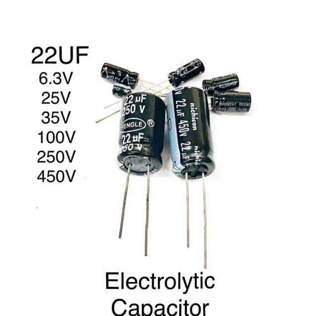 Ready Stock Electrolytic Capacitor 22uf 6.3V 25V 35V 50V 100V 250V 450V | Shopee Malaysia