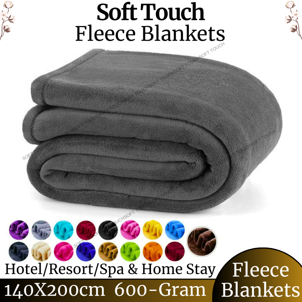 Selimut Baldu Blanket Fluffy Flannel Single Queen King 140x200cm Warm ...