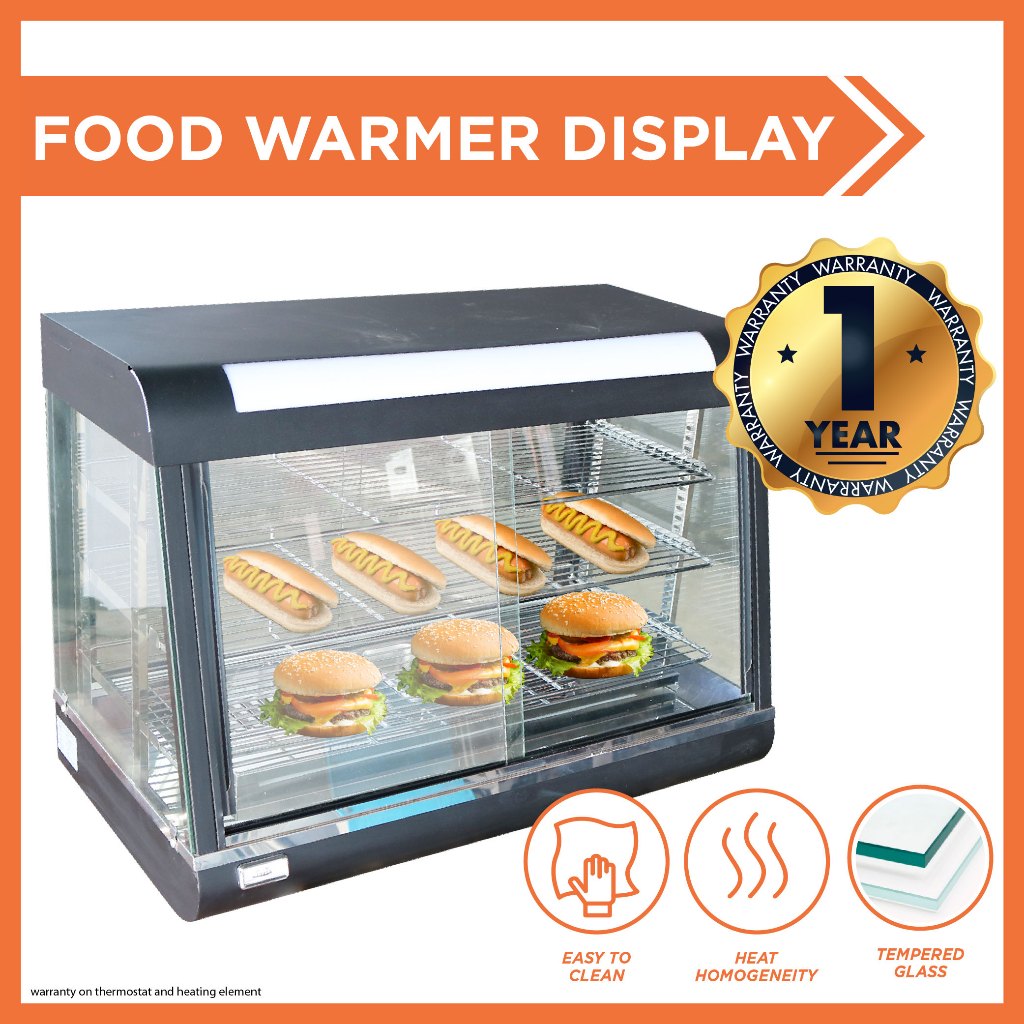 Food Warmer Display Pemanas Makanan Warmer Showcase Commercial Food ...
