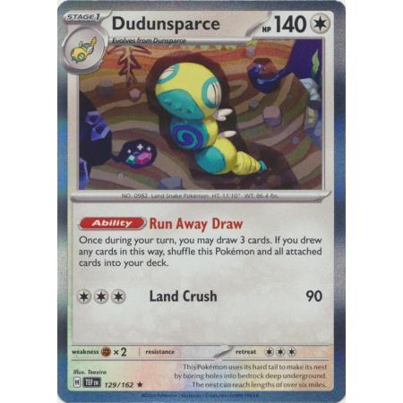 Dudunsparce - Holo - 129/162 - TEF SV05 - Pokemon Scarlet & Violet Temporal Forces TCG | Shopee ...