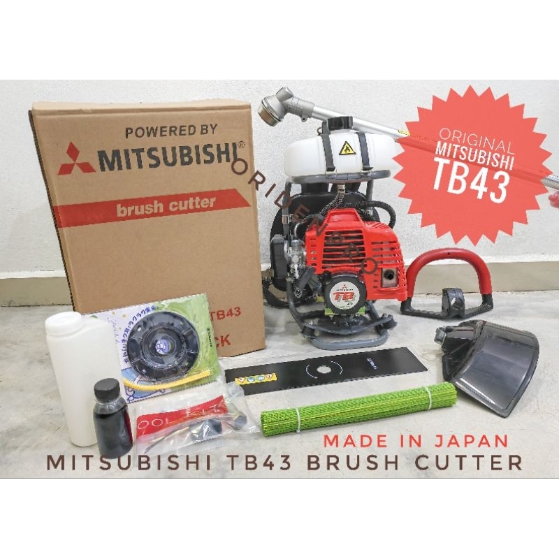 MITSUBISHI TB 43 TB43 BRUSH CUTTER Mesin rumbut Japan Original ( JAPAN ENGINE FRAME, FUEL TANK ...