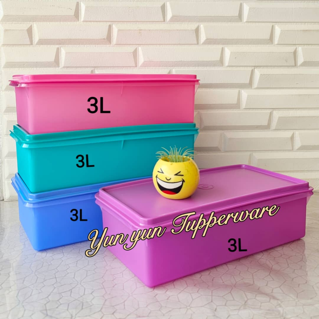 Tupperware Party Keeper Set (1PC /2 PCS) 3.0L - Pink / Purple / Blue ...