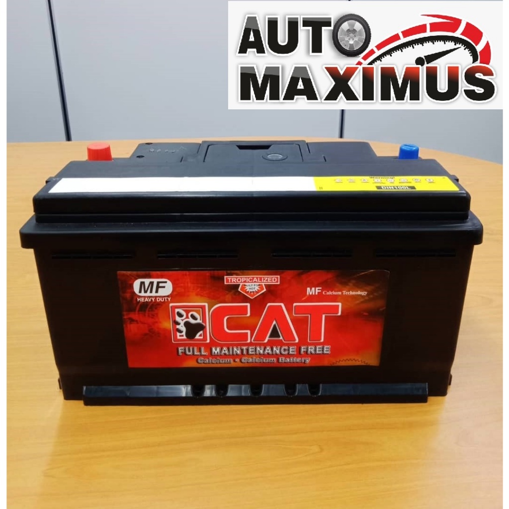 DIN100 L5 CAT Maintenance Free Car Battery | Shopee Malaysia