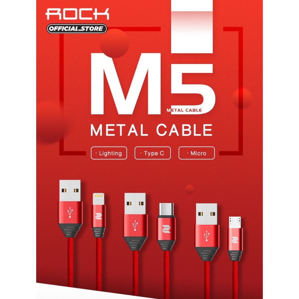 Rock Space M5 Metal Micro Cable | Shopee Malaysia