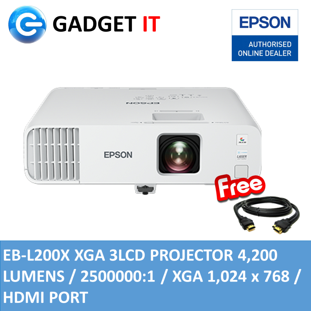 EPSON EB-L200X / EB-L200W / EB-L210SW / EB-L210SF / EB-L210W / EB-L260F WIRELESS 3LCD LASER ...
