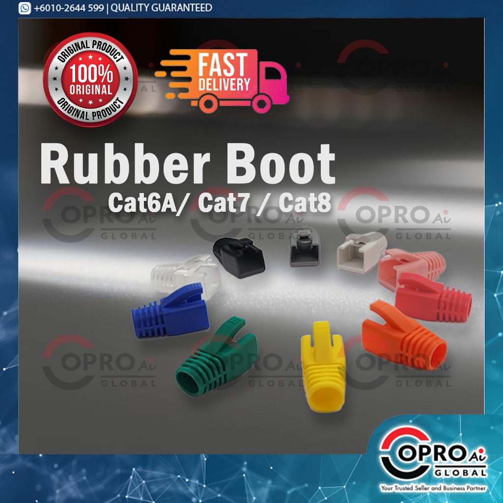 Premium Quality Cat6A/7/8 RJ45 Rubber Boot / RJ45 End Cap SUITABALE FOR ...