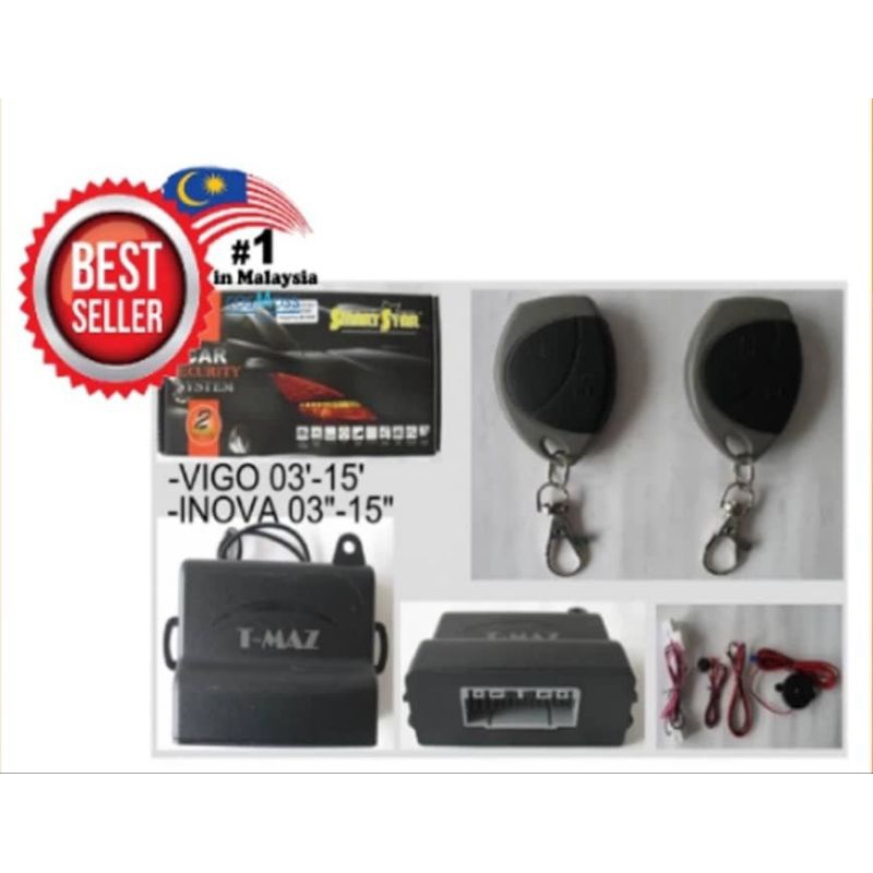 TOYOTA INNOVA 2005-2015 PLUG N PLAY CAR ALARM SYSTEM | Shopee Malaysia