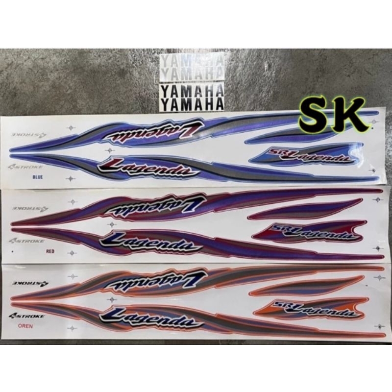YAMAHA LAGENDA SRL 110 (1) STRIPE BODY STICKER STIKER (READY STOCK ...