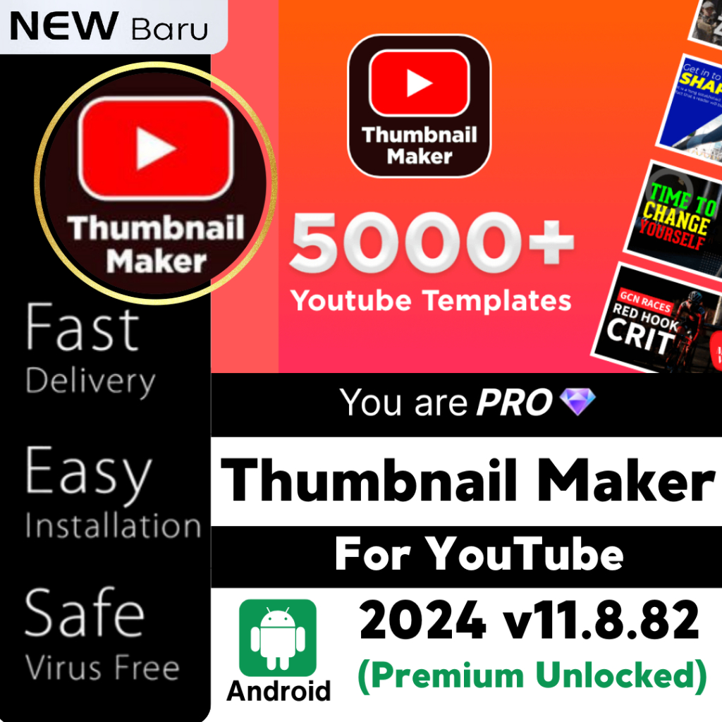 Thumbnail Maker for Youtube v11.8.82 (Premium Unlocked) Best 5000 ...