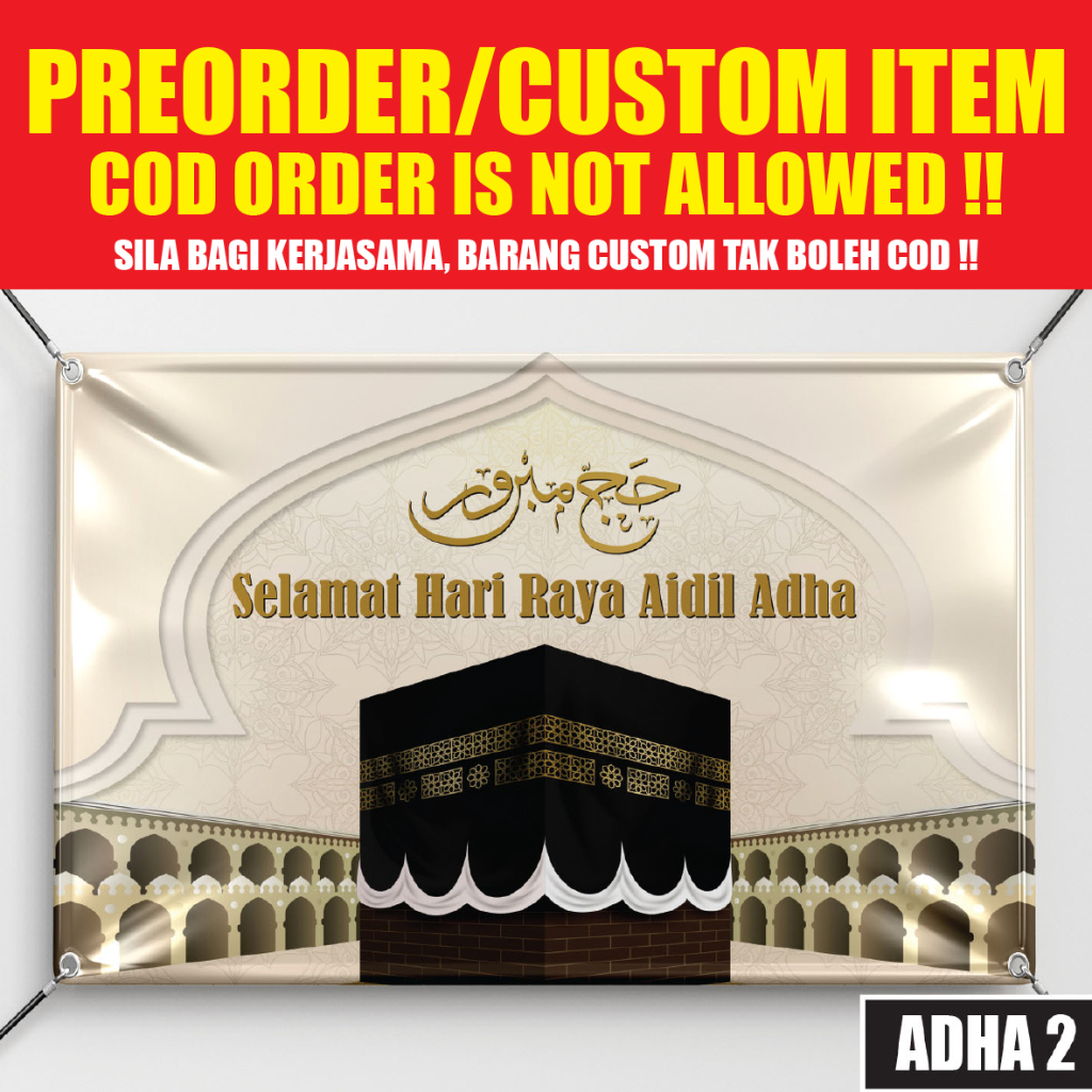 [COD ORDER WILL NOT BE PROCESS] [PART 1] Hari Raya Aidiladha Raya ...