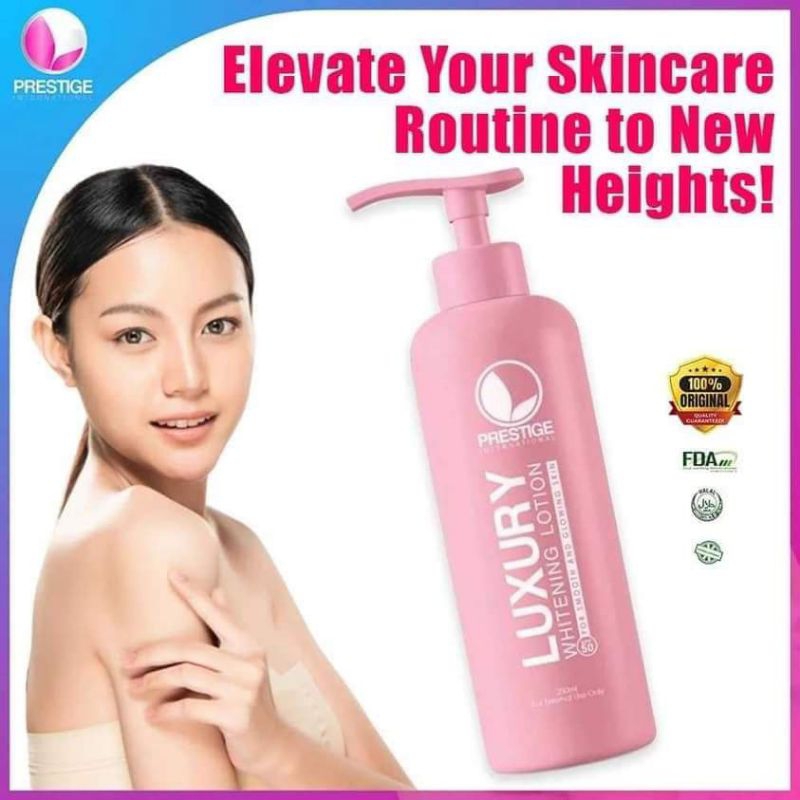 prestige luxury instant whitening lotion 250ml | Shopee Malaysia
