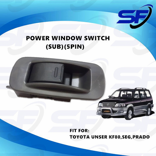 TOYOTA UNSER KF80,SEG,PRADO POWER WINDOW SWITCH (SUB)(5PIN) | Shopee ...