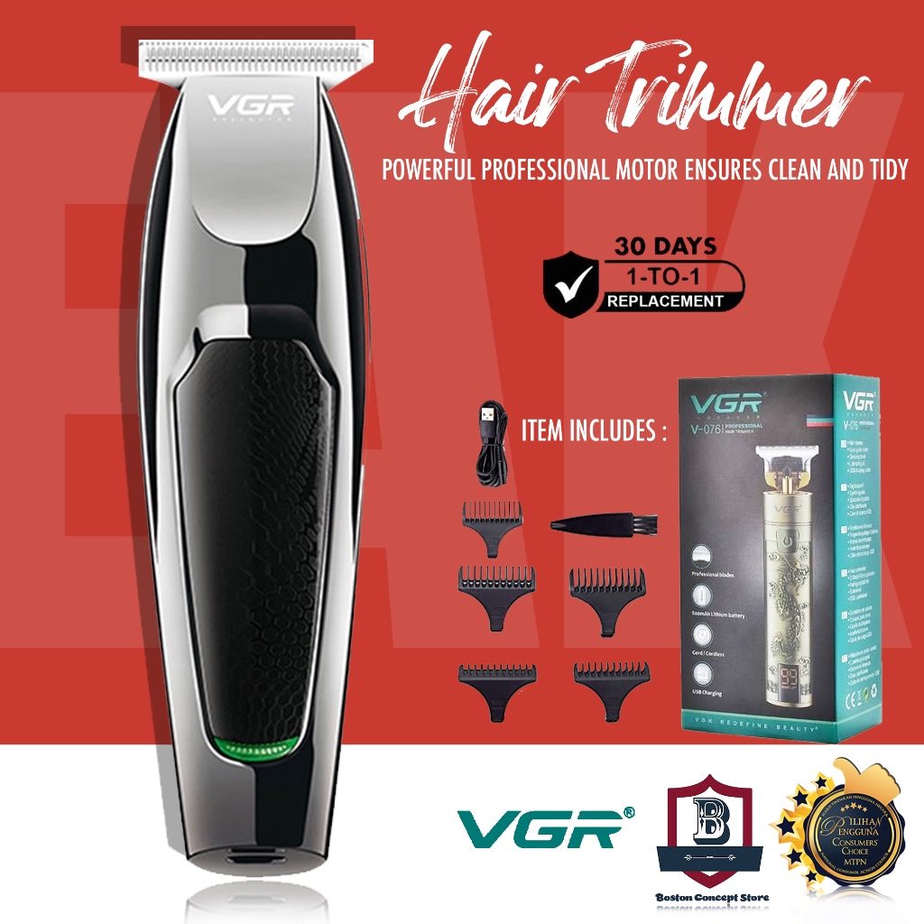 VGR V-030 Rechargeable Men Hair Shaver Hair Clipper Hair Trimmer Tool ...