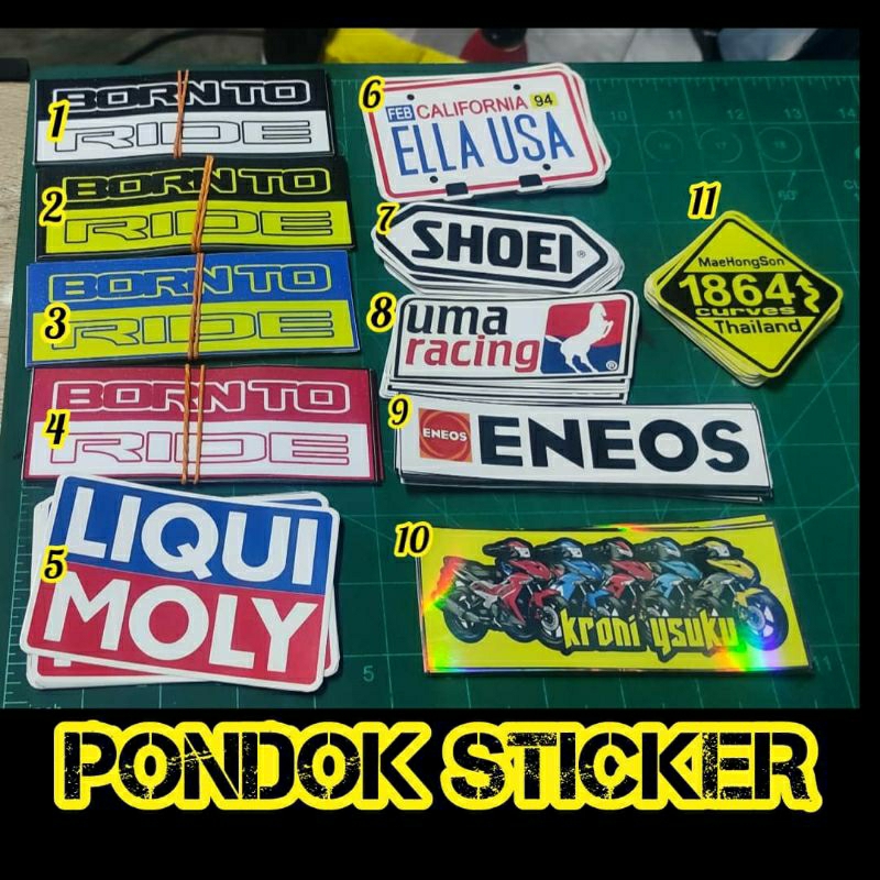 STICKER PRINT PVC TEBAL | Shopee Malaysia