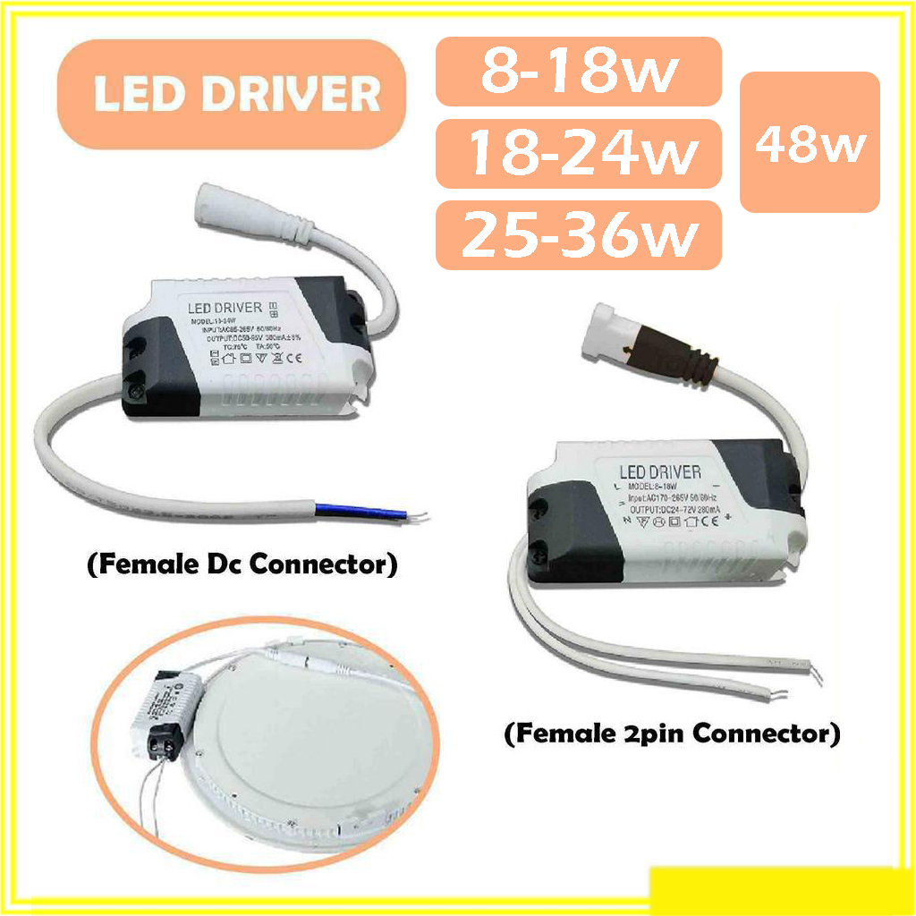 LED Driver 8w-18w 18w-24w 36w 48w Downlight Transformer Constant Current Driver Power Supply For ...