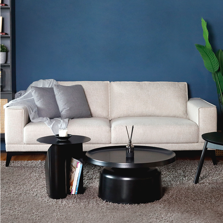 Kerusi Sofa Minimalis Moden THEA 3 Seater Sofa Modern Couch Retro ...