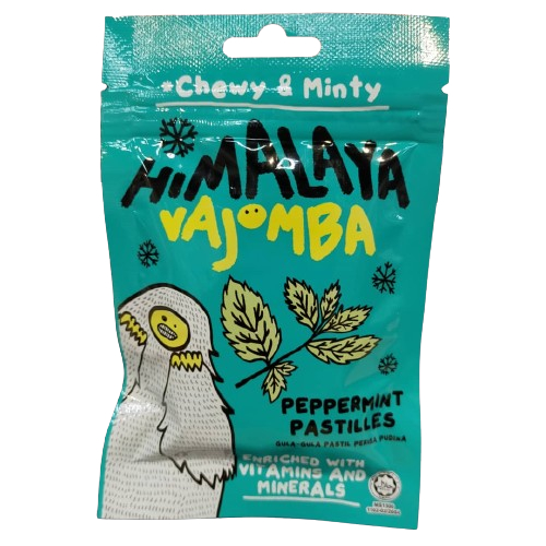 HIMALAYA VAJOMBA PEPPERMINT PASTILLES 25G candy | Shopee Malaysia