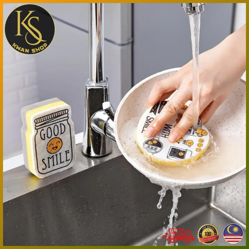 Double-Sided Body Thick Dish Washing Cleaning Sponge Good absorbent ...