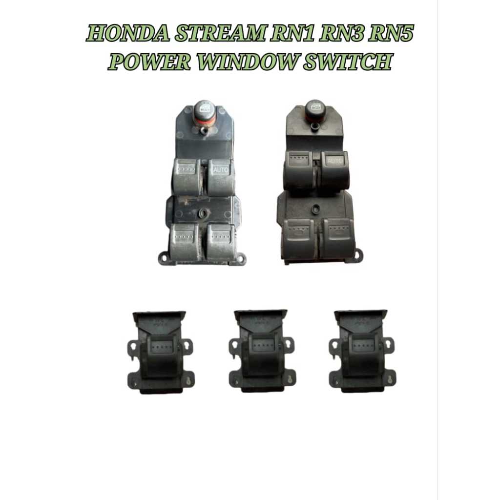 POWER WINDOW / DOOR SWITCH HONDA STREAM RN1 RN3 RN5 2000-2006 POWER ...