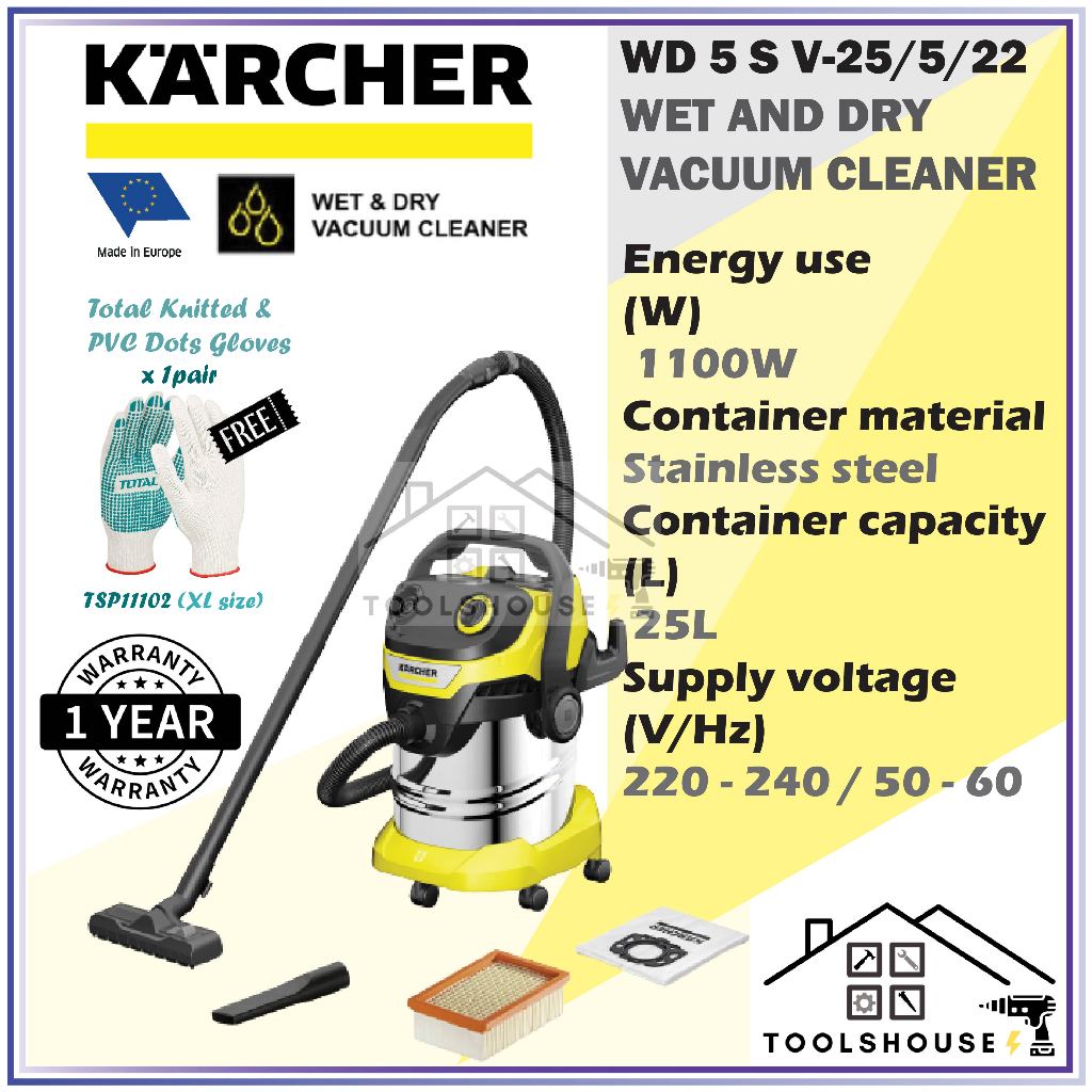 Karcher WD 5 S V-25/5/22 Wet & Dry Vacuum Cleaner | Shopee Malaysia