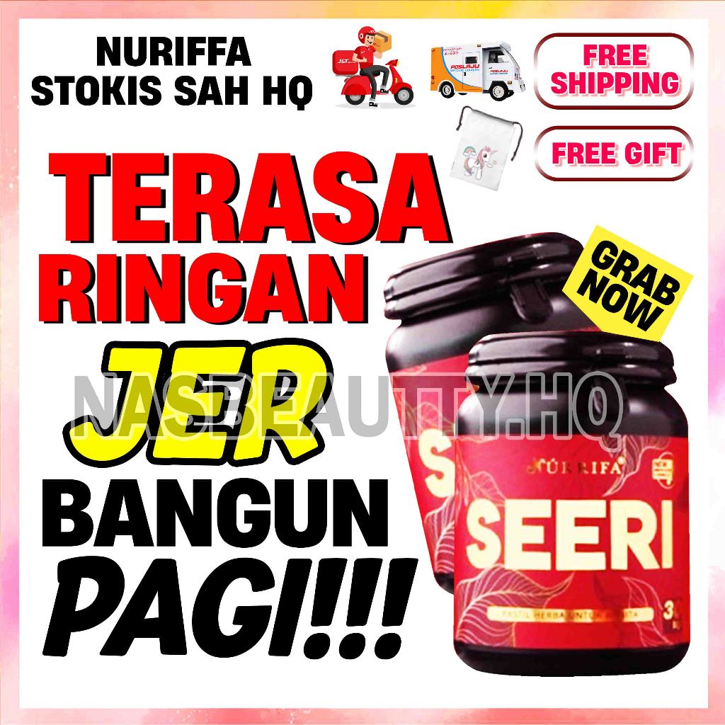 JAMU SEERI BY NURRIFA [ORIGINAL HQ] + [FREEGIFT + READY STOCK] | Shopee ...