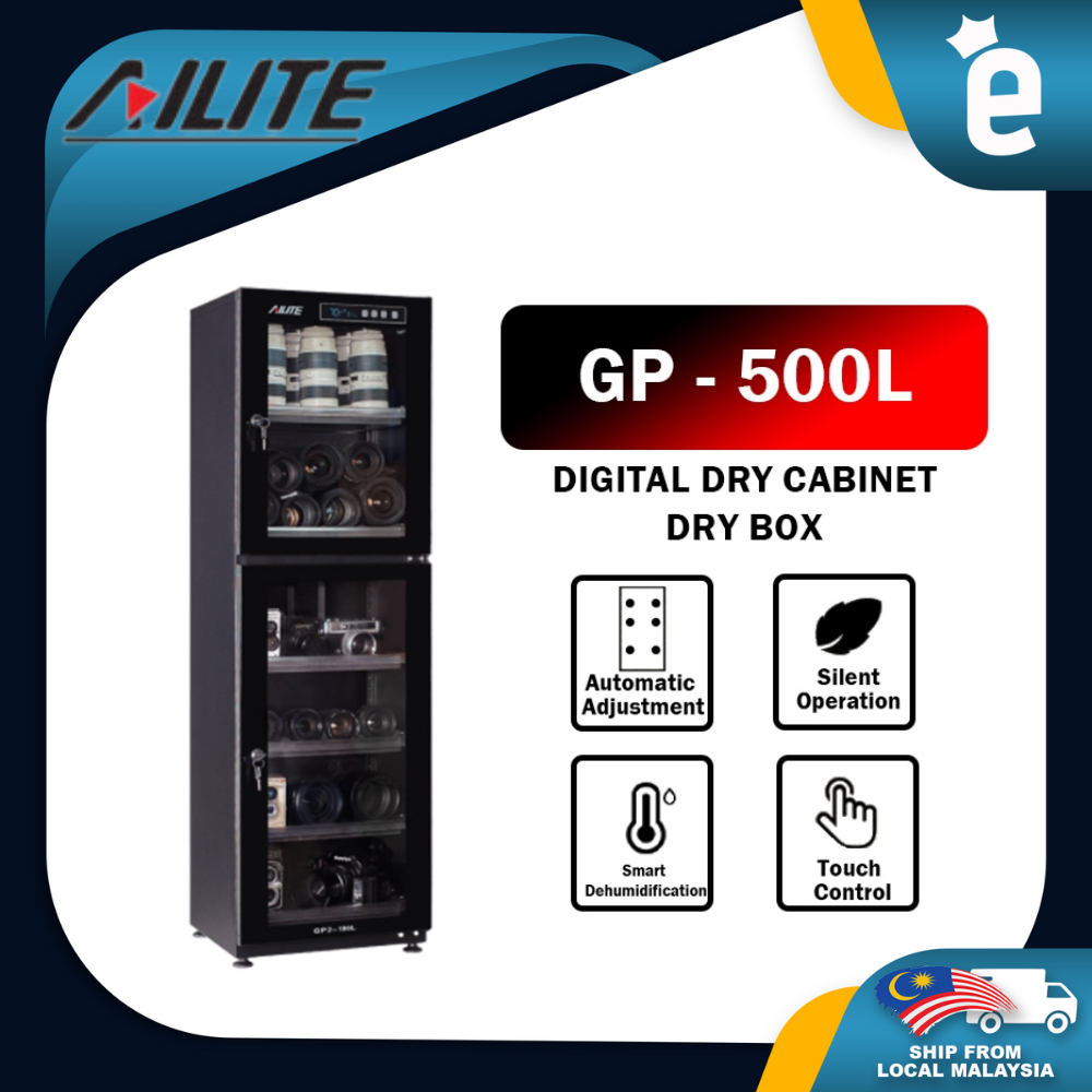 AILITE GP-500L GP 500L DRY Cabinet DRY Box True Electronic Moisture Box ...