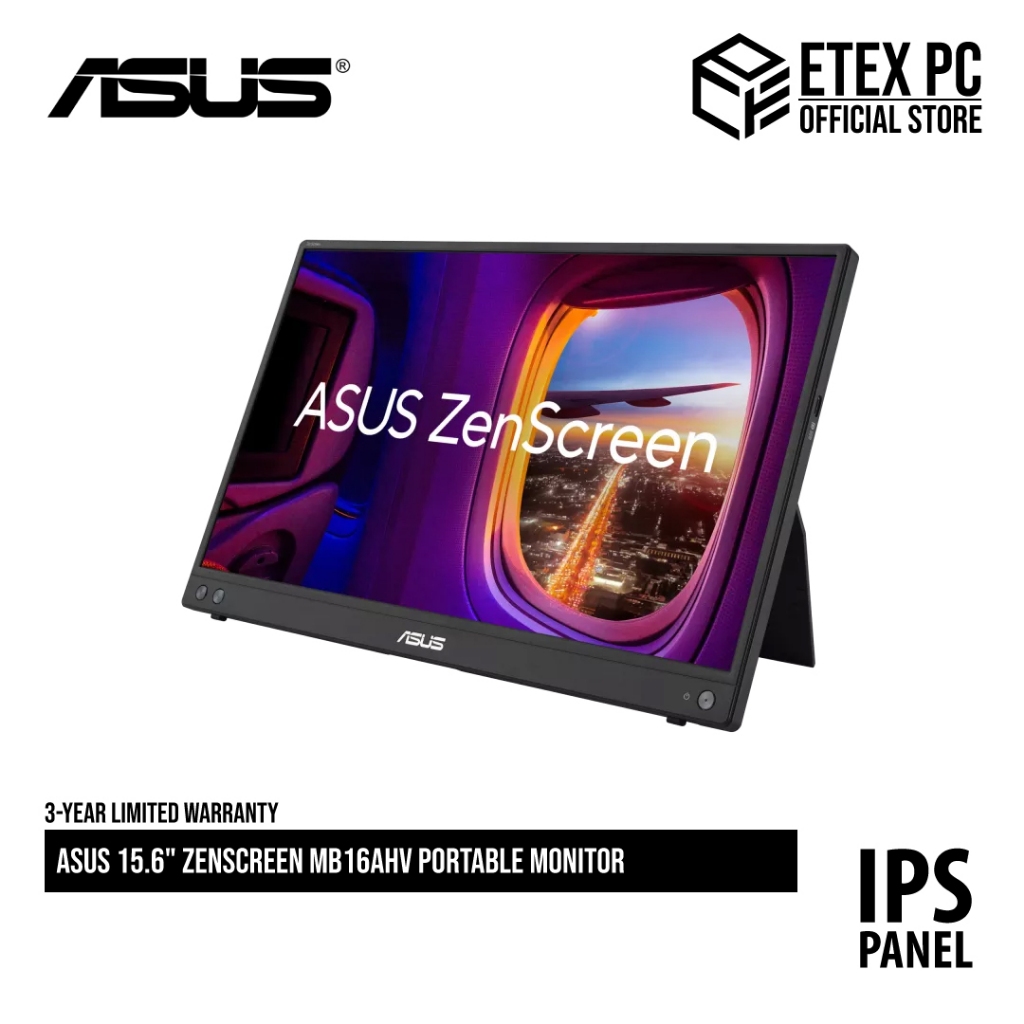 ASUS 15.6" ZenScreen MB16AHV Portable Monitor - IPS / FHD / 60Hz / 5ms ...
