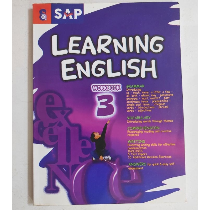 SAP Learning English Workbook 3 Grammar Vocabulary Writing Skills ...
