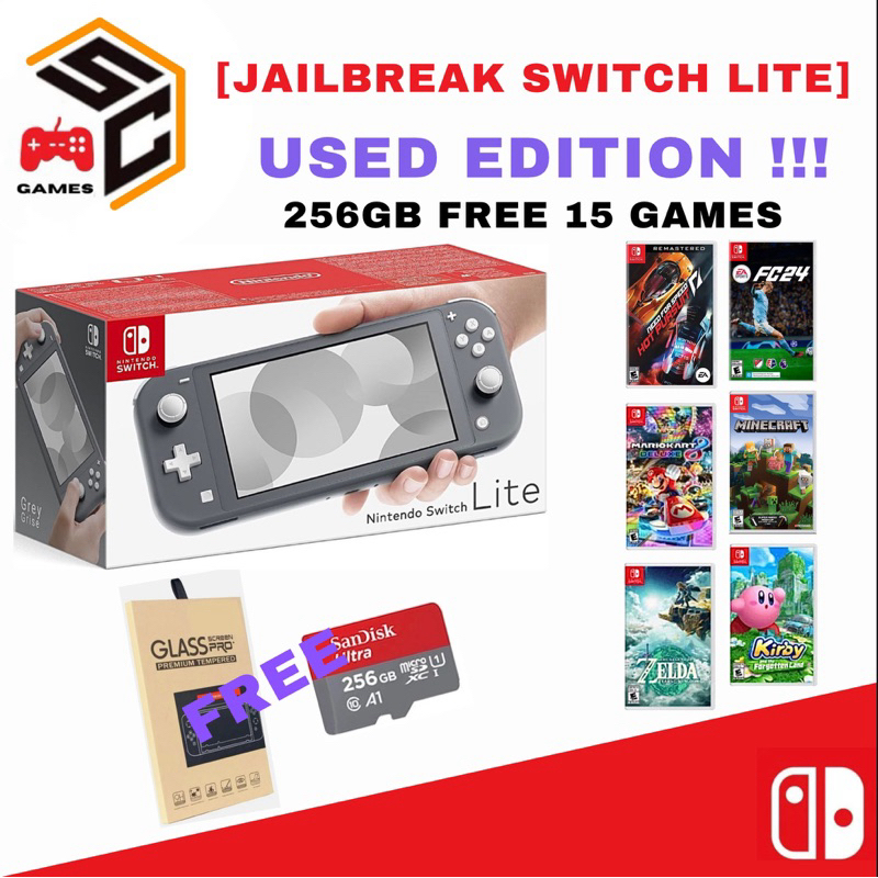 Nintendo Switch Lite Jailbreak set [ USED SET ]🔥 | Shopee Malaysia