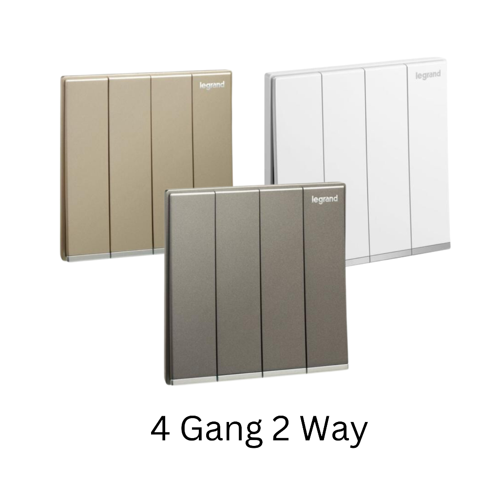 LEGRAND Galion Flush Switches 16AX 1/2/3/4 Gang 1/2 Way Switches Home ...