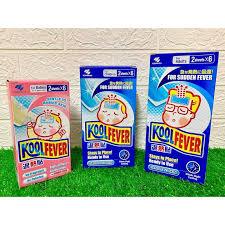 KoolFever Kool Fever Relief Body Heat Cooling Patch Headache Baby ...