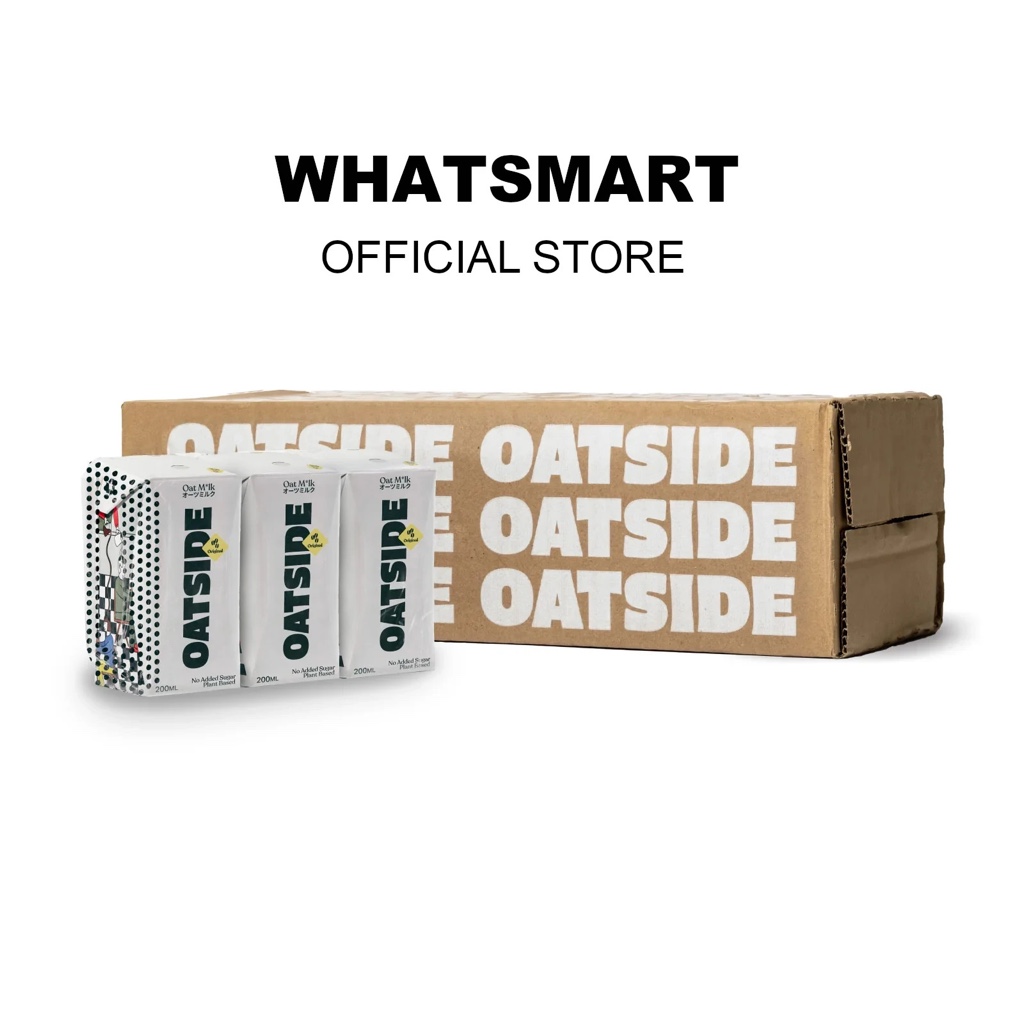 Oatside Mini Oat Milk Barista Blend Pocket Packs with Straw - 1 Carton ...