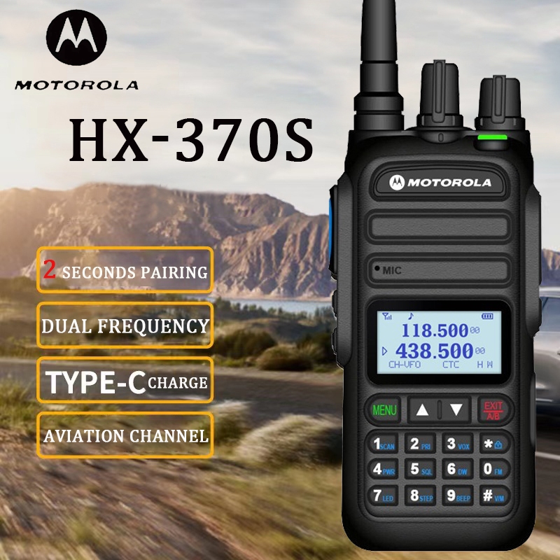 motorola walkie talkie long range 20KM 370S High power 15W high ...