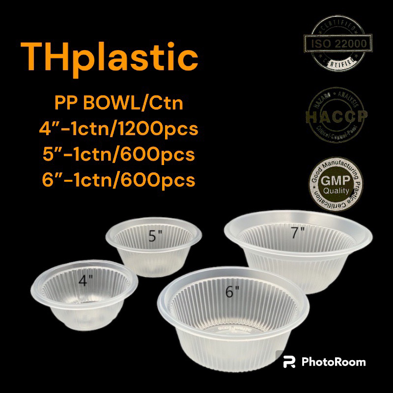 TH-PP Bowl /4”5”6”-carton-brand-BENXON/SWI | Shopee Malaysia