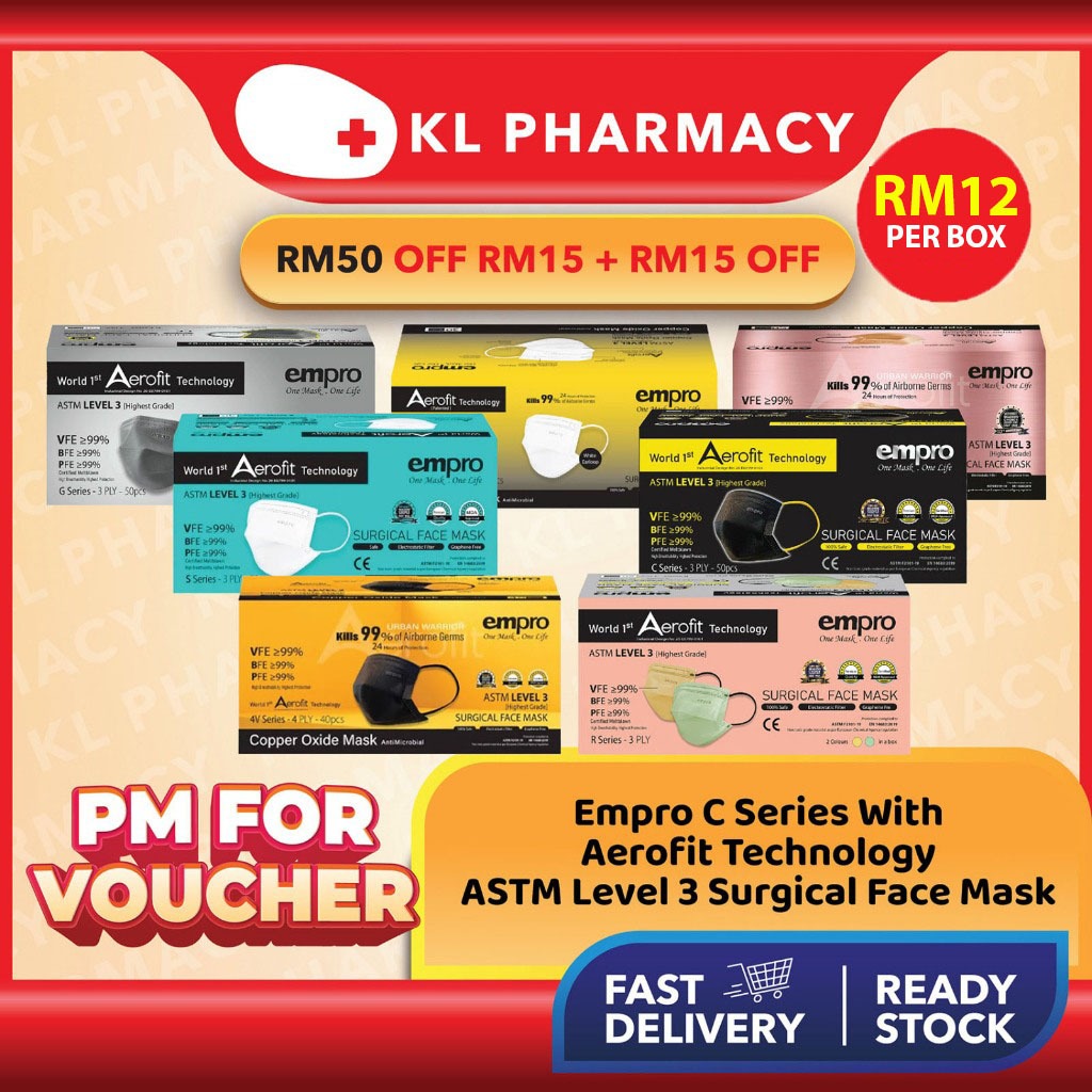 [FAST SHIPPING] Empro C Series With Aerofit Technology ASTM Level 3 ...