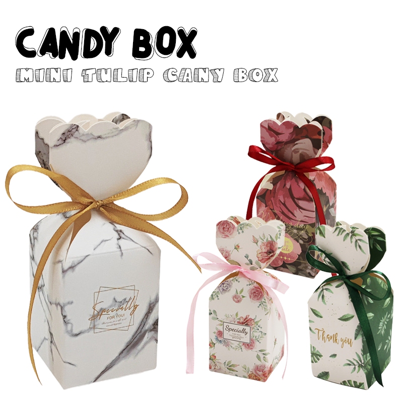 [PANDA] Mini Tulip Candy Box Wedding Party Birthday Favor Goodies Gift ...