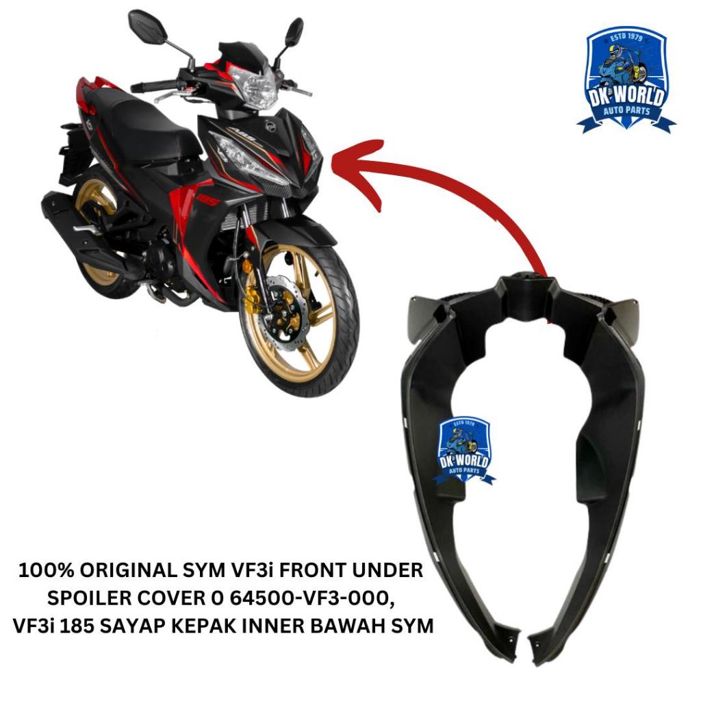 100% ORIGINAL SYM VF3i FRONT UNDER SPOILER COVER 0 64500-VF3-000 STAY VF3 VF3i 185 SAYAP KEPAK ...