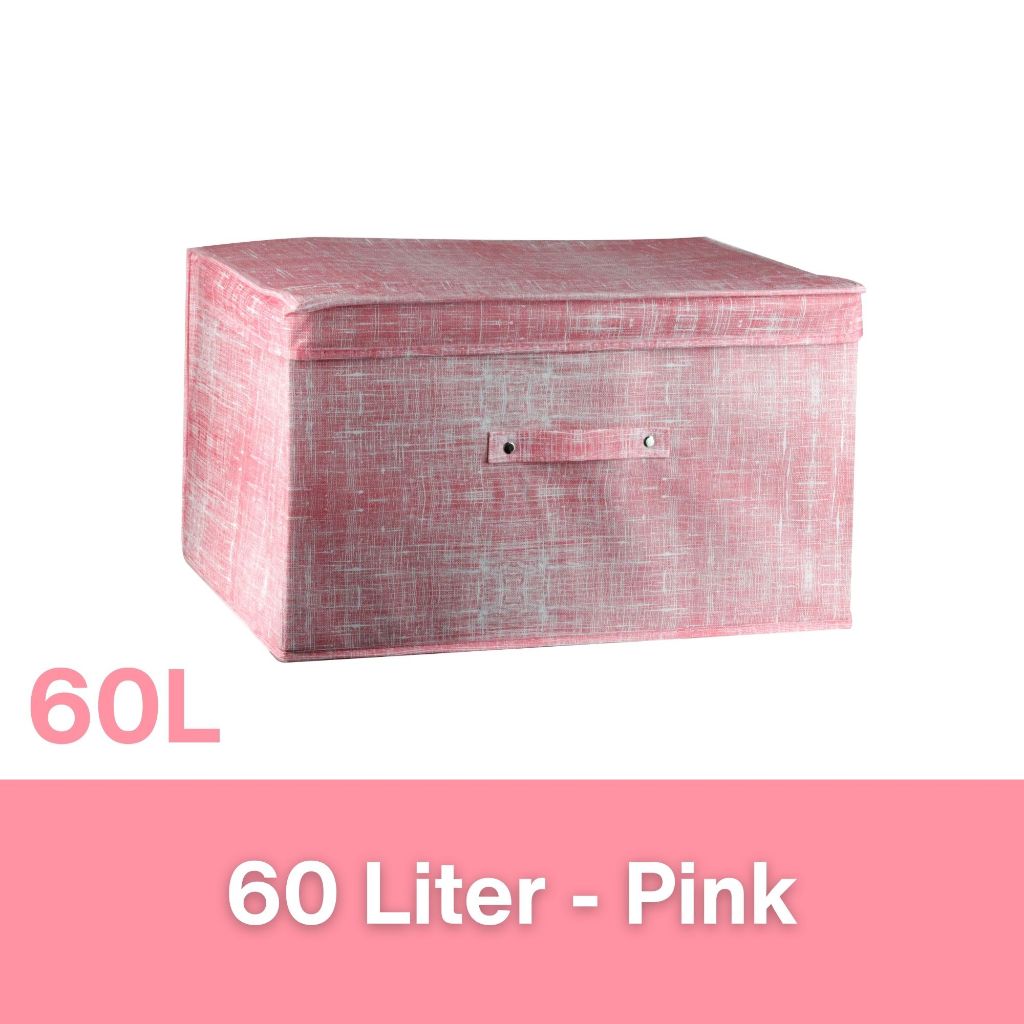 30 / 60 / 72 / 120 Liter Foldable Fabric Storage Box Extra Large House ...