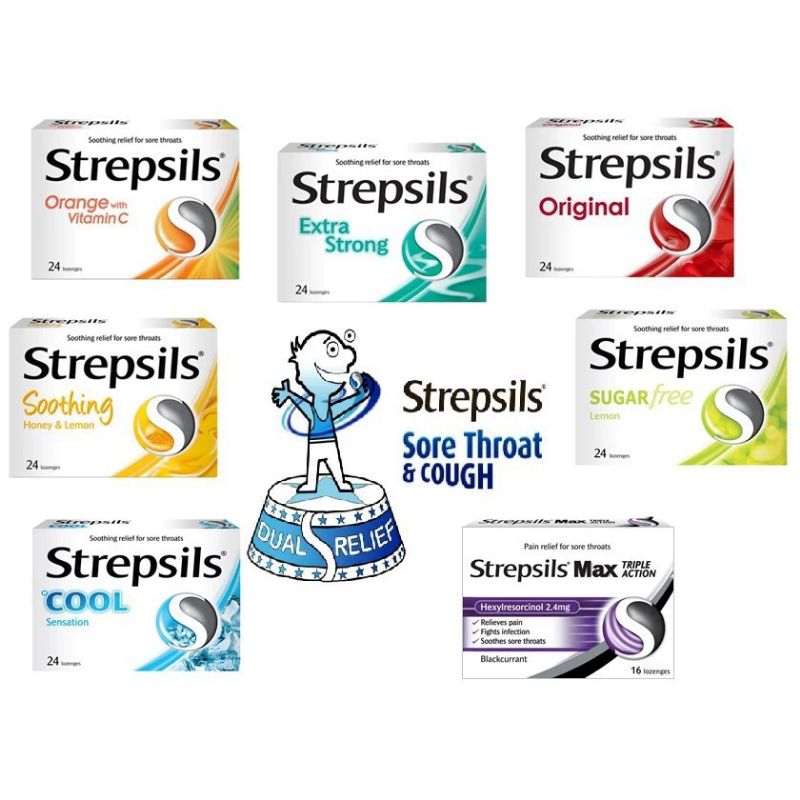 STREPSILS LOZENGES 24's | Shopee Malaysia
