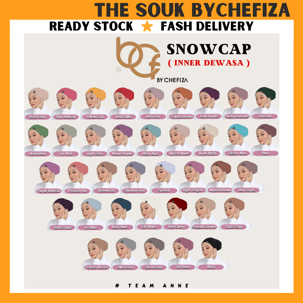 💥[ New Color - Snowcap Inner Anak Tudung Hantu ]💥 Snowcap Berhantu ...
