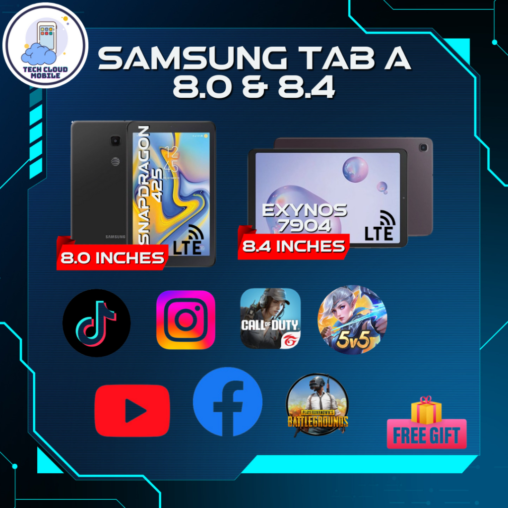 【100% ORIGINAL SECONDHAND】TABLET SAMSUNG TAB A 8.0 LTE T387 / 8.4 LTE ...