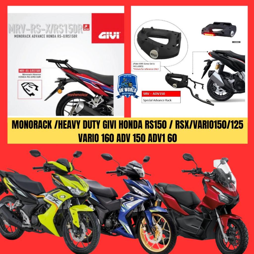 GIVI MONORACK HEAVY DUTY RACK & BOX GIVI FOR LC135 V2-V7, LC135 FI V8 ...