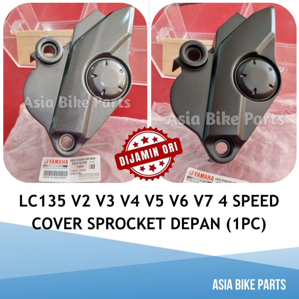 Yamaha Original LC135 V2 V3 V4 V5 V6 V7 V8 4S Chain Case Cover Penutup Sprocket Depan - 55D ...
