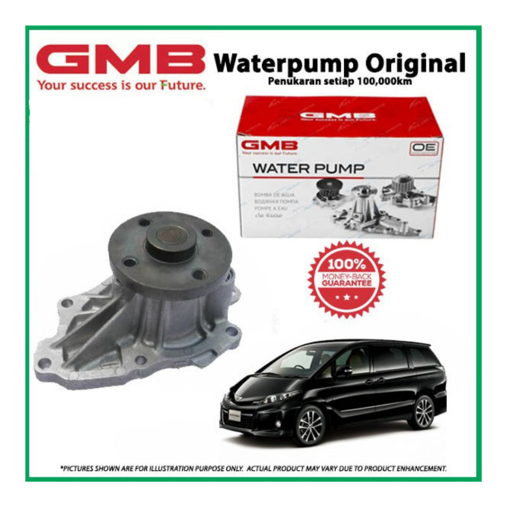 GMB WATER PUMP TOYOTA CAMRY ACV40 ESTIMA ACR50 VELLFIRE ANH20 GWT-157A | Shopee Malaysia