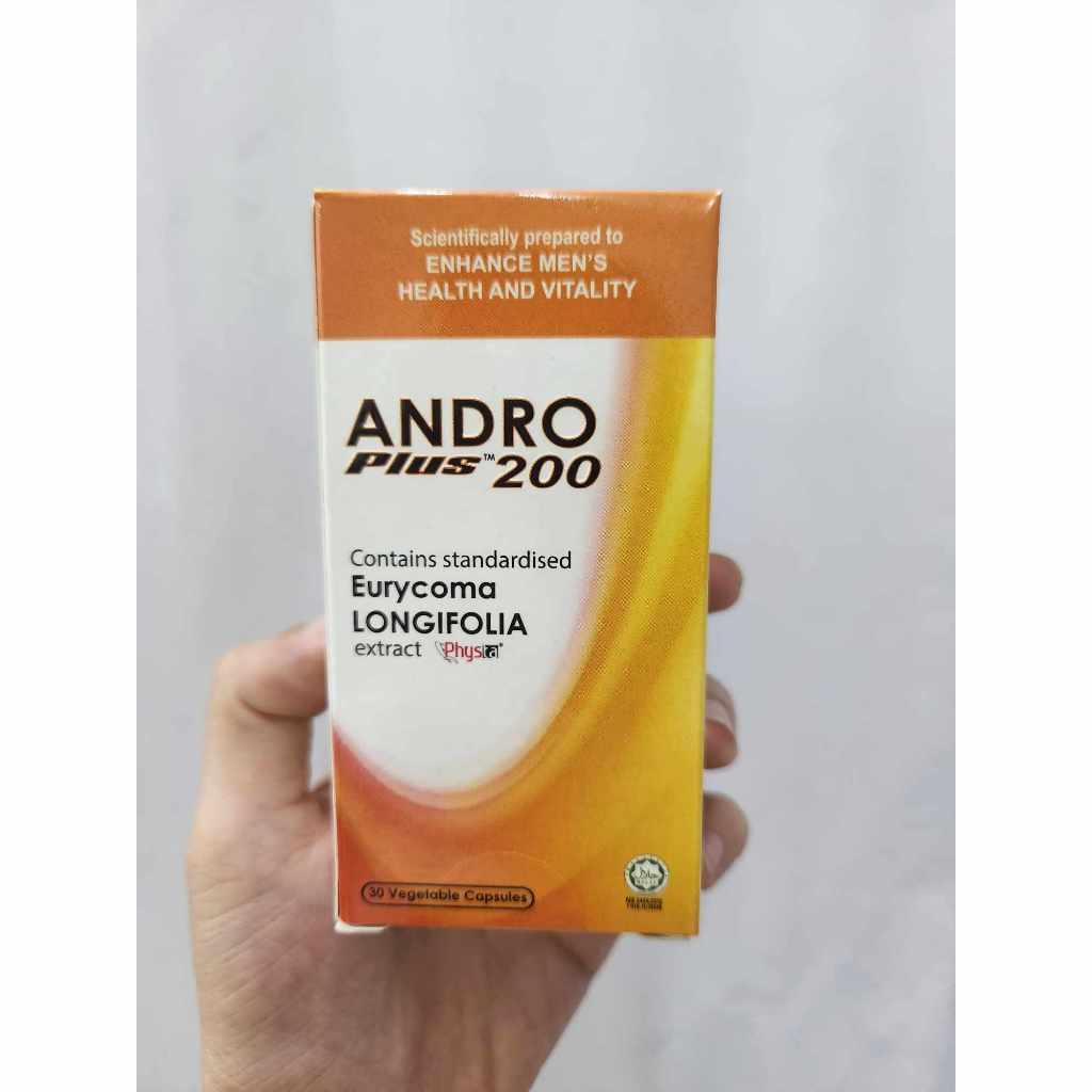 ANDRO PLUS 200 (30 vegetable capsule) (exp: 11/2025) | Shopee Malaysia